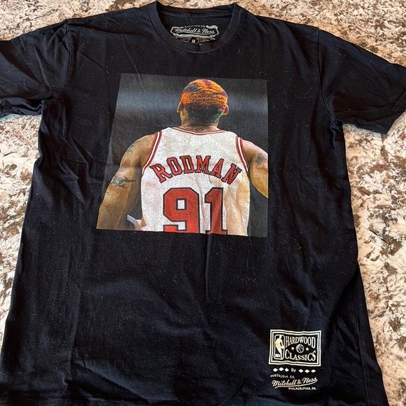 Mitchell & Ness | Shirts | Mitchell Ness Dennis Rodman Tshirt | Poshmark